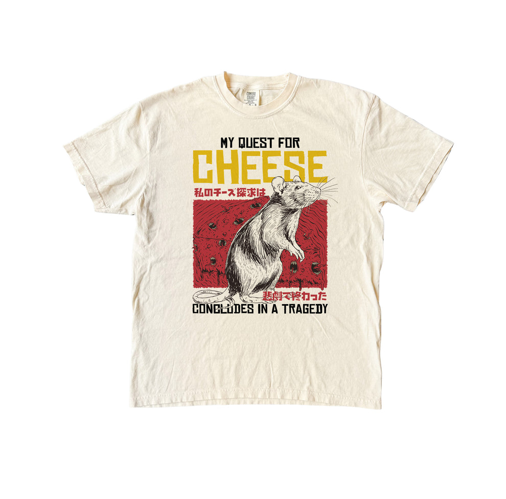 The Quest for Cheese Mouse T-Shirt – Blue Giraffe Inc